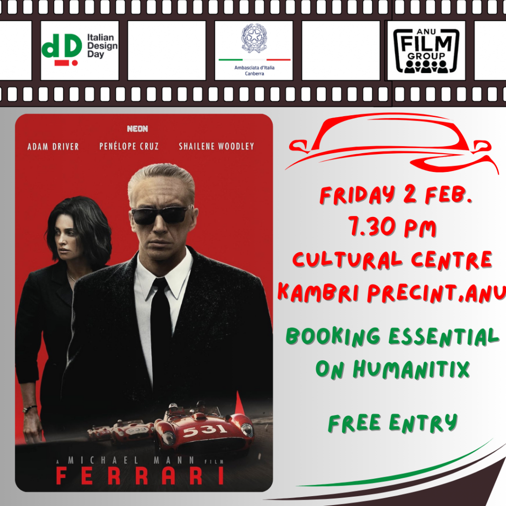 ANU Film Group and the Embassy celebrate Italian Design Day ...